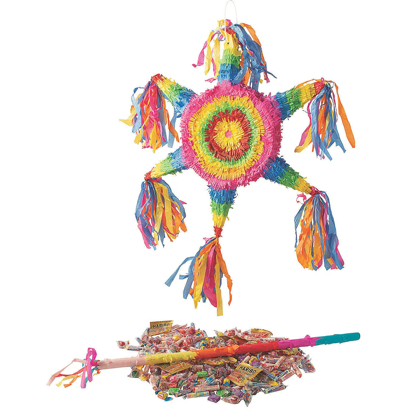 Neon Star Pinata Kit - 210 Pc. - Fidget Toys